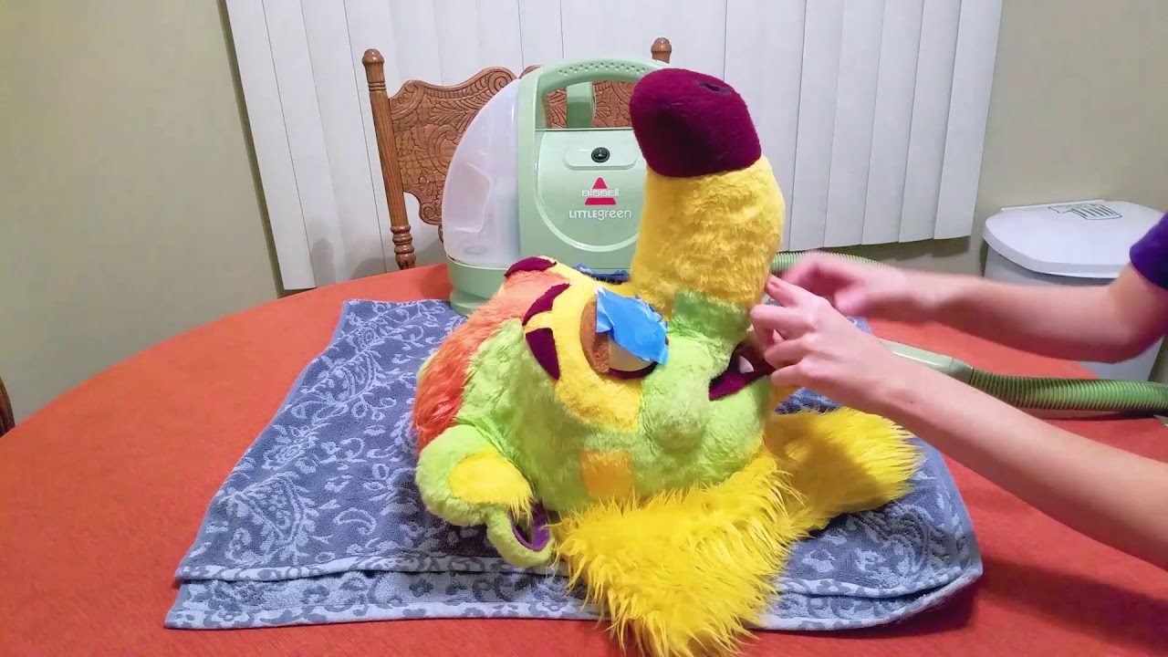 Fursuit Head Deep Clean w/ the Little Green Machine - YouTube