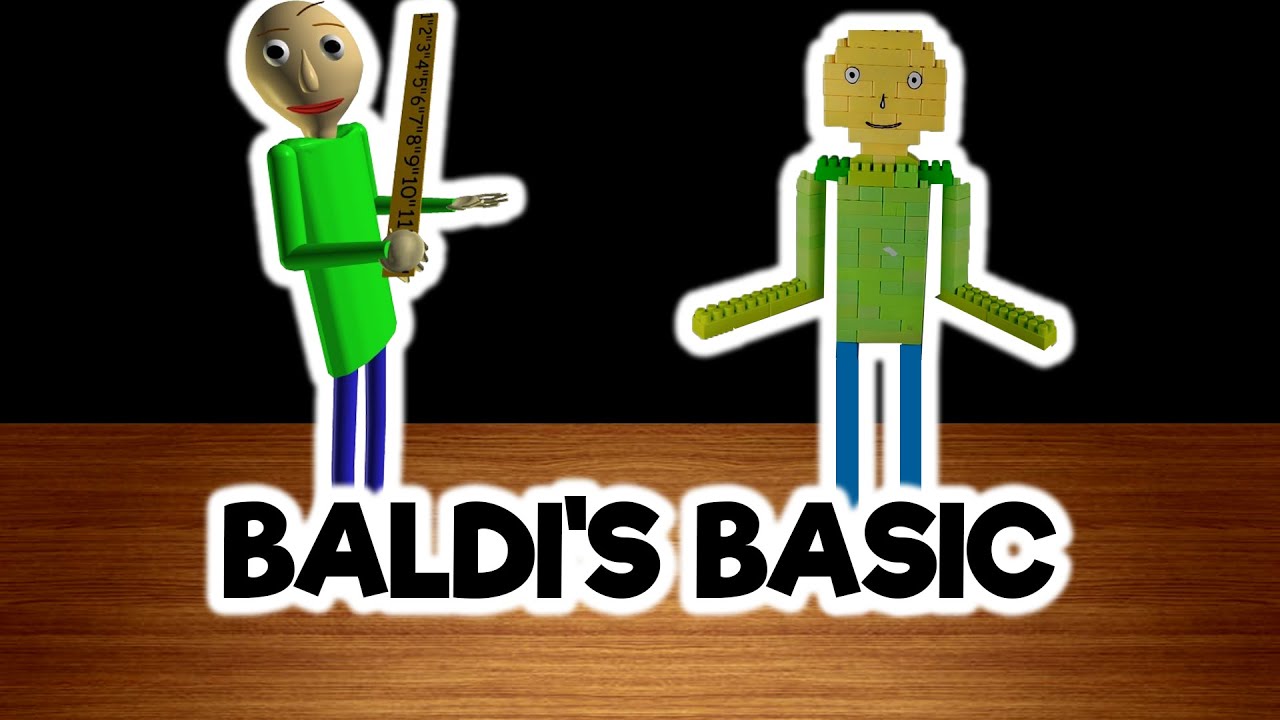 Cara Membuat Baldi's Basic Dari Balok Susun - YouTube