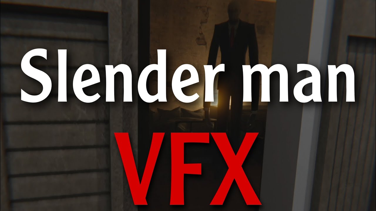 Slender man (Vfx shot) - YouTube