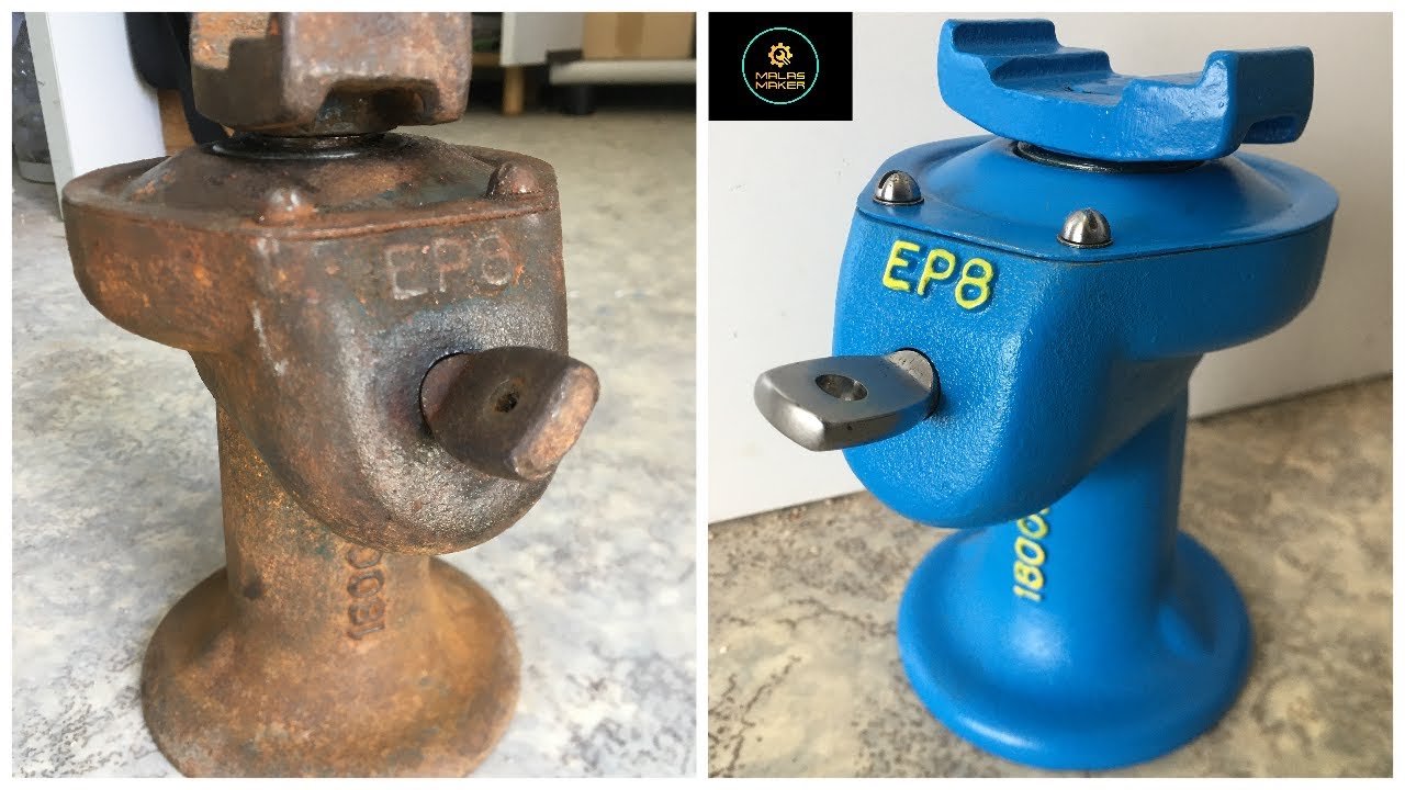 Restoration a spiral jack bilstein made in germany restore - YouTube