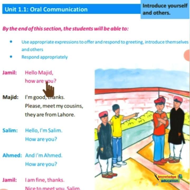 Class 3 English | Unit 1.1 | Oral Communication – #myenglishbook3 - YouTube