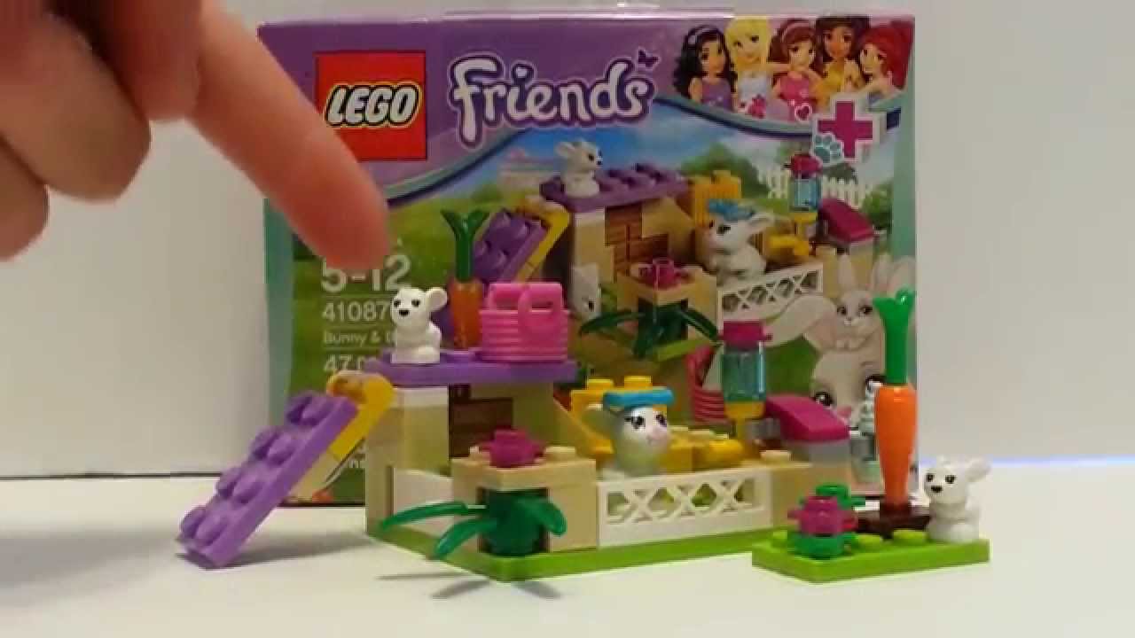 Lego Friends 41087- Bunny and Babies set Review - YouTube