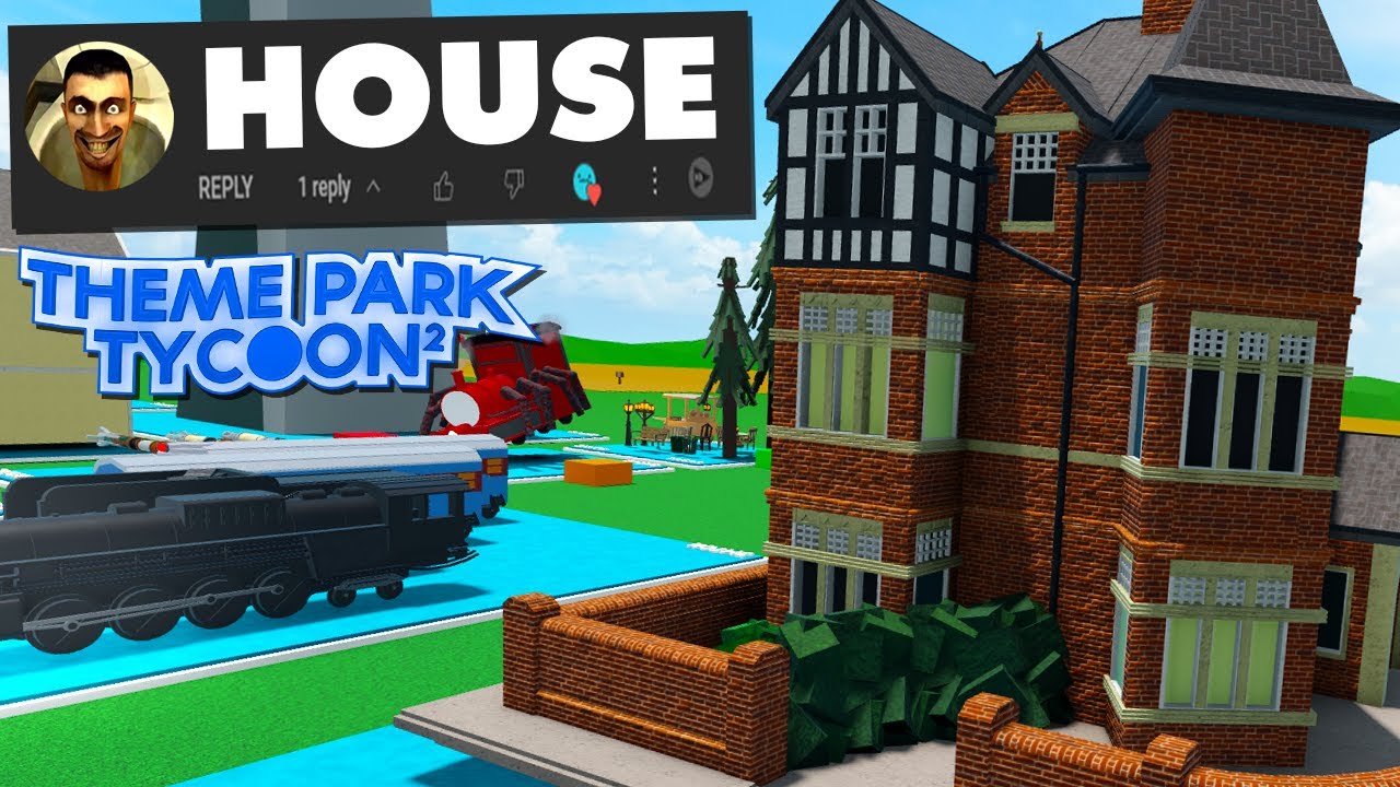 🔴 Building *YOUR* Blueprint Ideas In Theme Park Tycoon 2! - YouTube