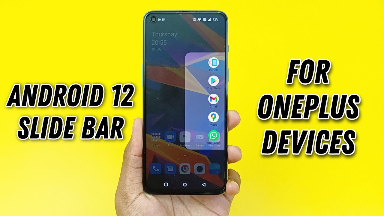 Android 12 Slide Bar For OnePlus Devices - YouTube