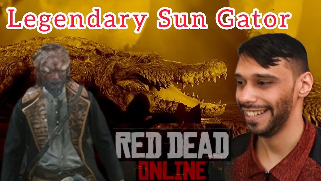 صيد الحيوان الاسطوري التمساح البرتقالي (Legendary Sun Gator) بلعبة ريد ...