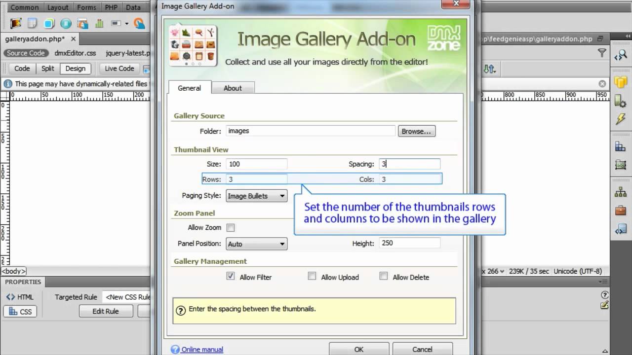 Features Overview and Setting Up Image Gallery Add-on - YouTube