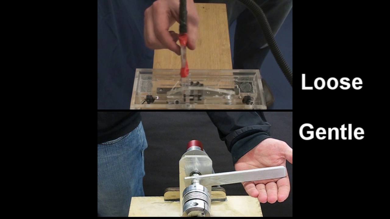 Variable Hardware Impedance, Telerobotics, 1-DOF - YouTube