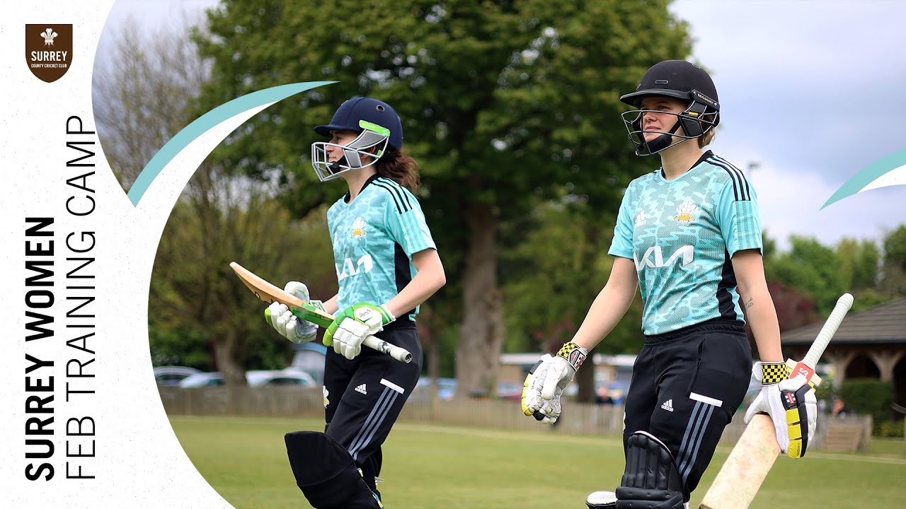 Surrey Women get ready for 2023 | February Training Camp - YouTube