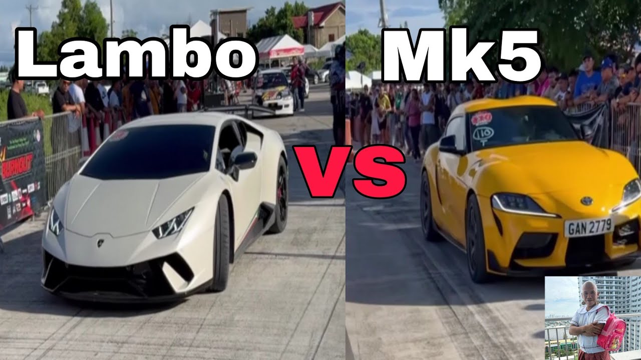 Lambo vs Mk 5 sino mas mabilis? - YouTube