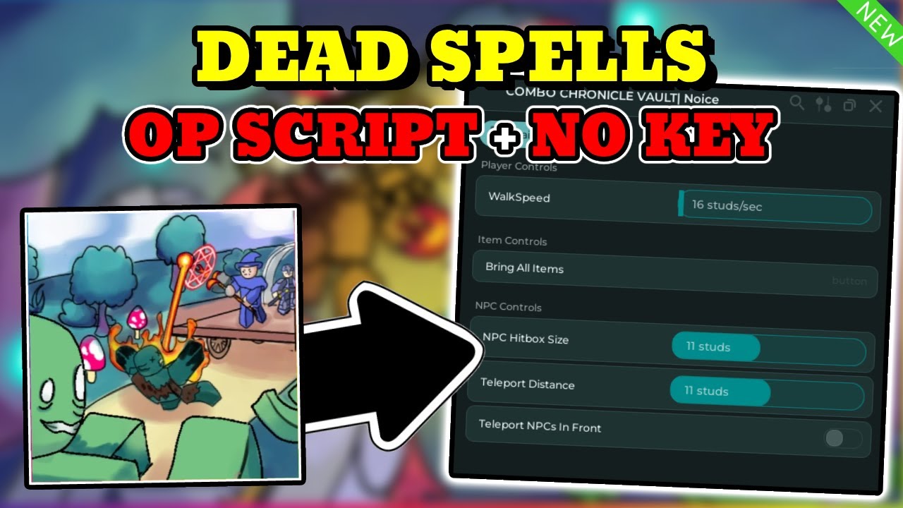*NEW* Dead Spells OP Script (KILL ALL MOBS, BRING ITEMS, ESP) PASTEBIN ...