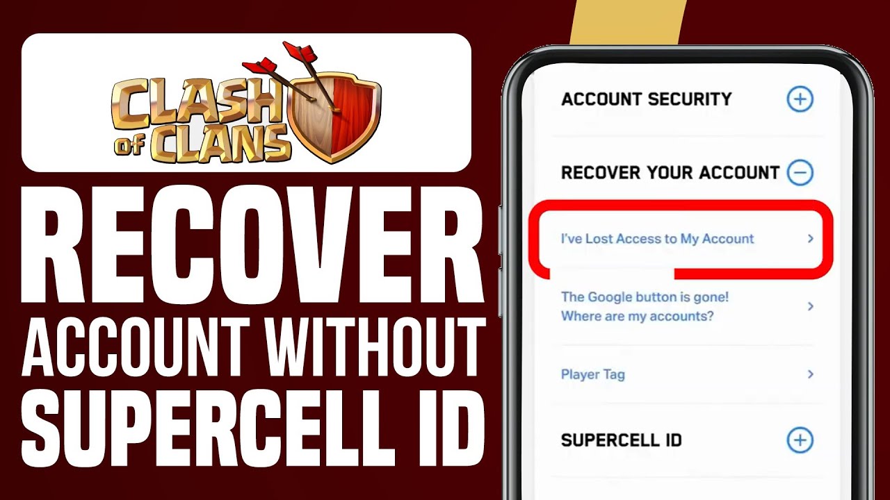 How To Recover Your Clash Of Clans Account Without Supercell ID | COC ...