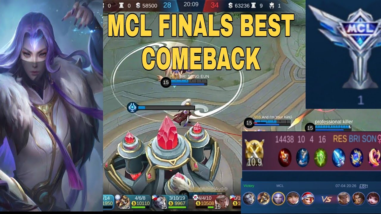 Mobile Legends MCL BEST EPIC Comeback| Caling Tv - YouTube