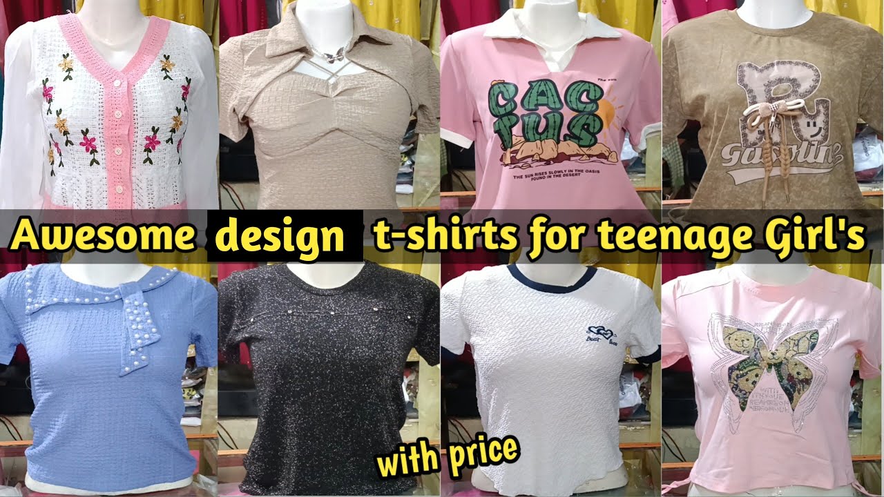 Awesome design summer t-shirts for teenage girl's / Types of girl's t ...