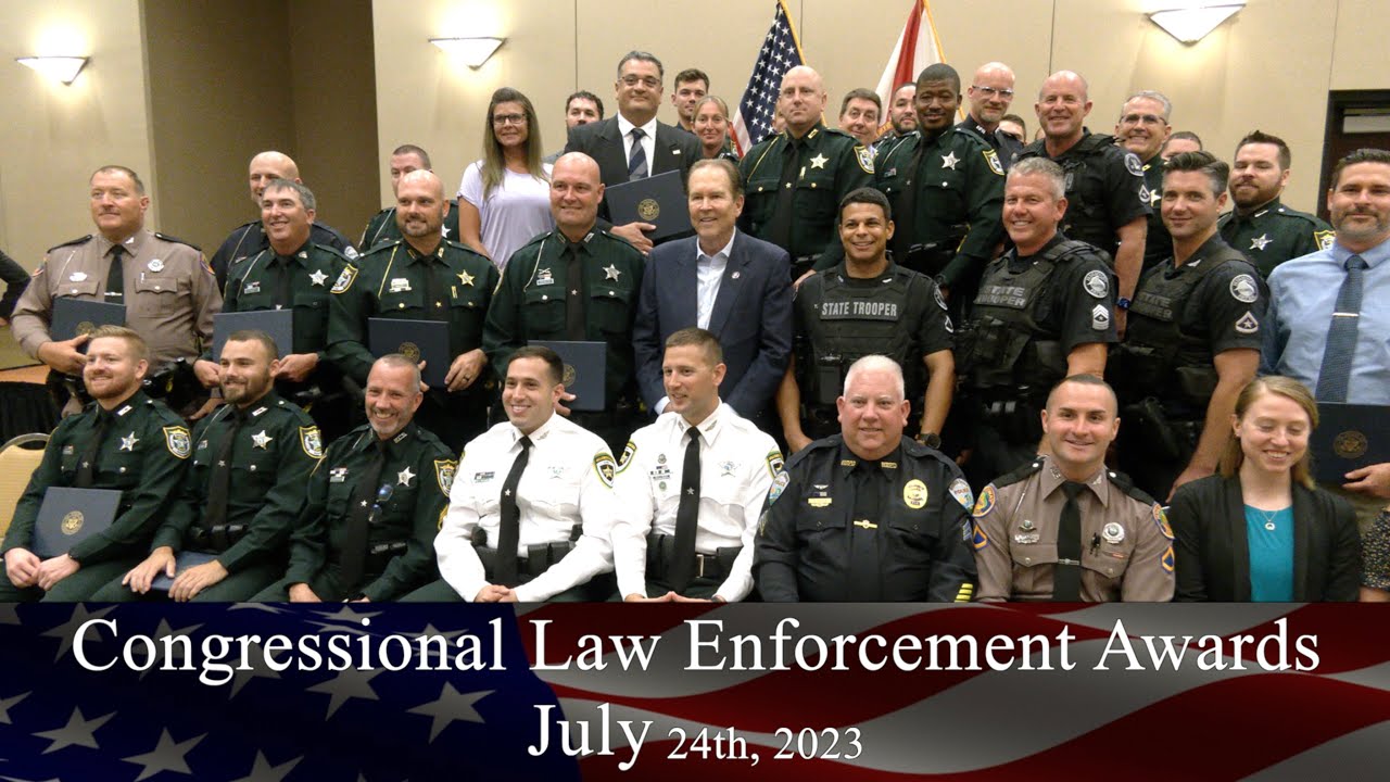 Congressional Law Enforcement Awards - YouTube