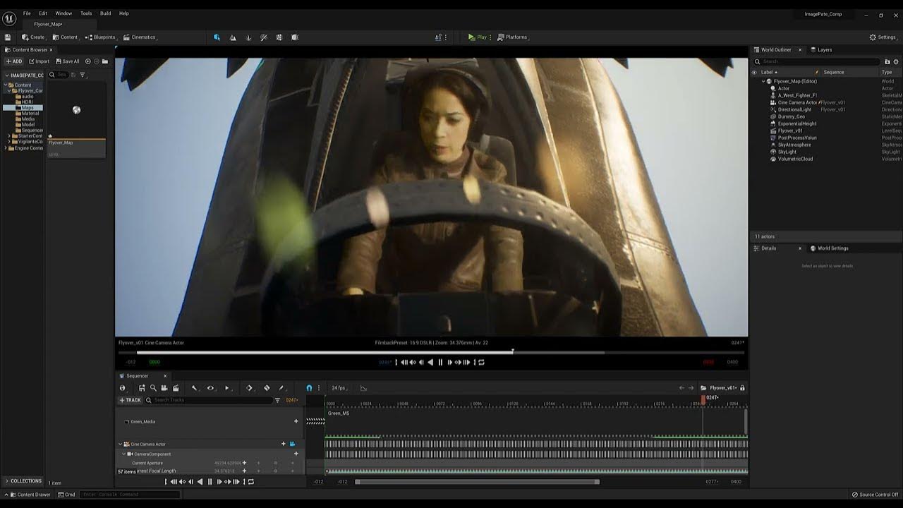 Unreal Engine Realtime Compositing with moving footage - YouTube