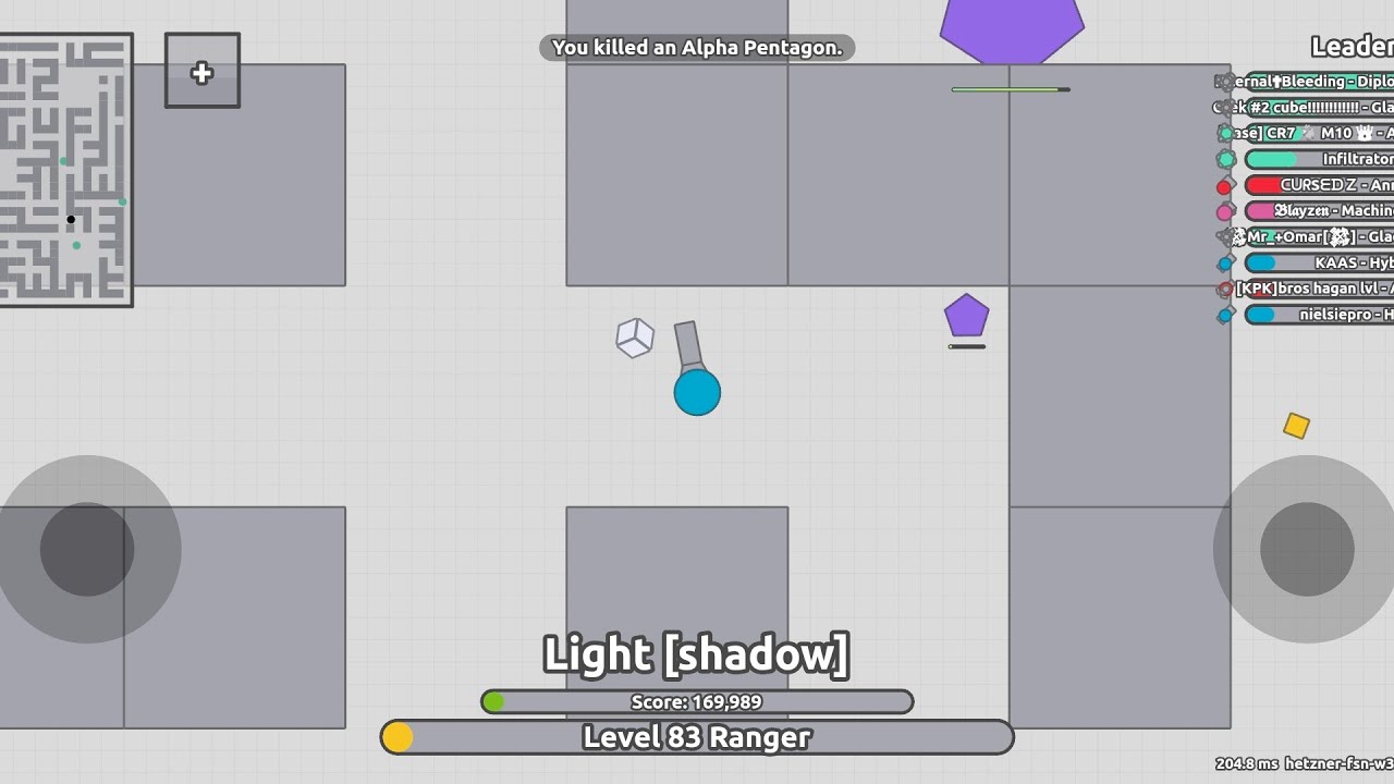 arras io : growth maze clan wars - YouTube