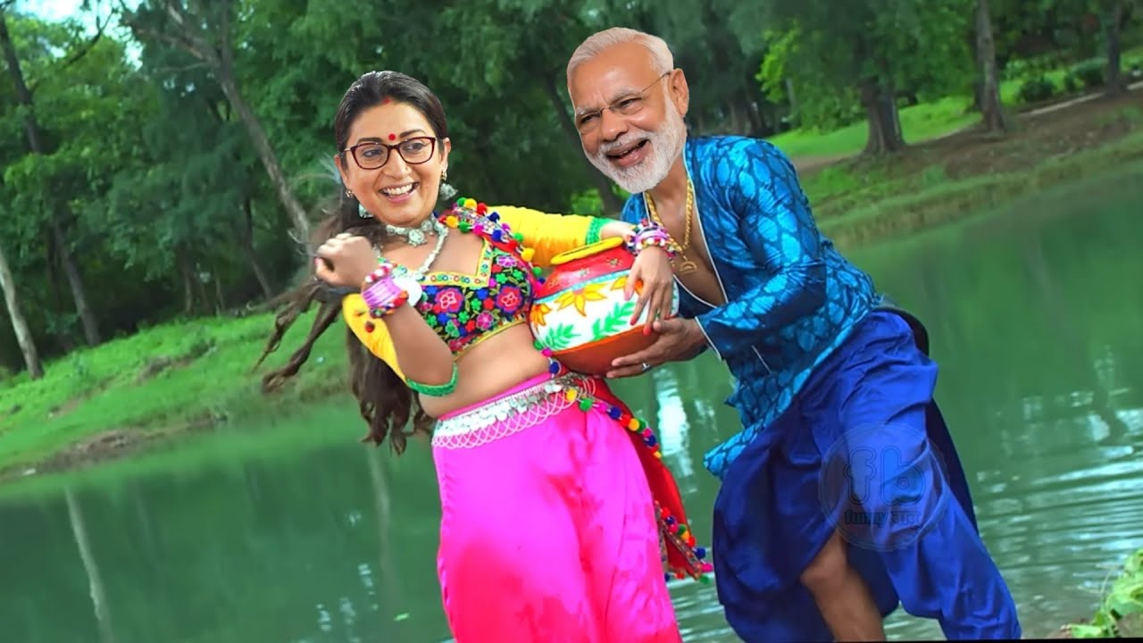 Abki Lagan Me Jay Jay Ba || Bhojpuri Song Dance With Modi & Smriti ...
