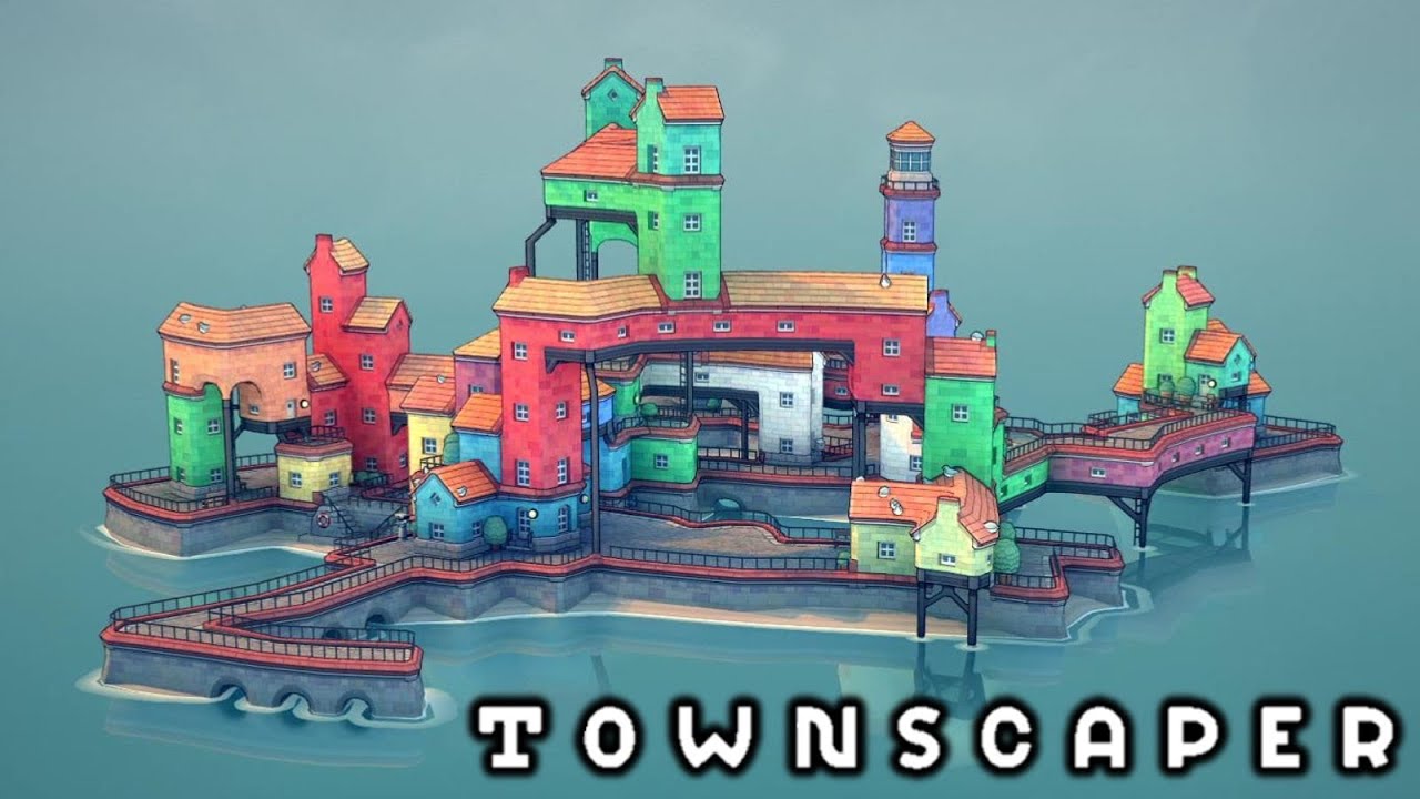 Building A New Colorful Town From Scratch | Townscaper - YouTube
