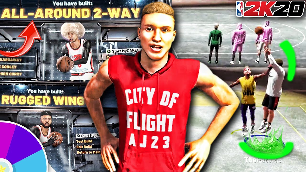 WHEEL OF RAREST BUILDS IN NBA 2K20!! I FOUND THE SECRET BEST BUILD FOR ...
