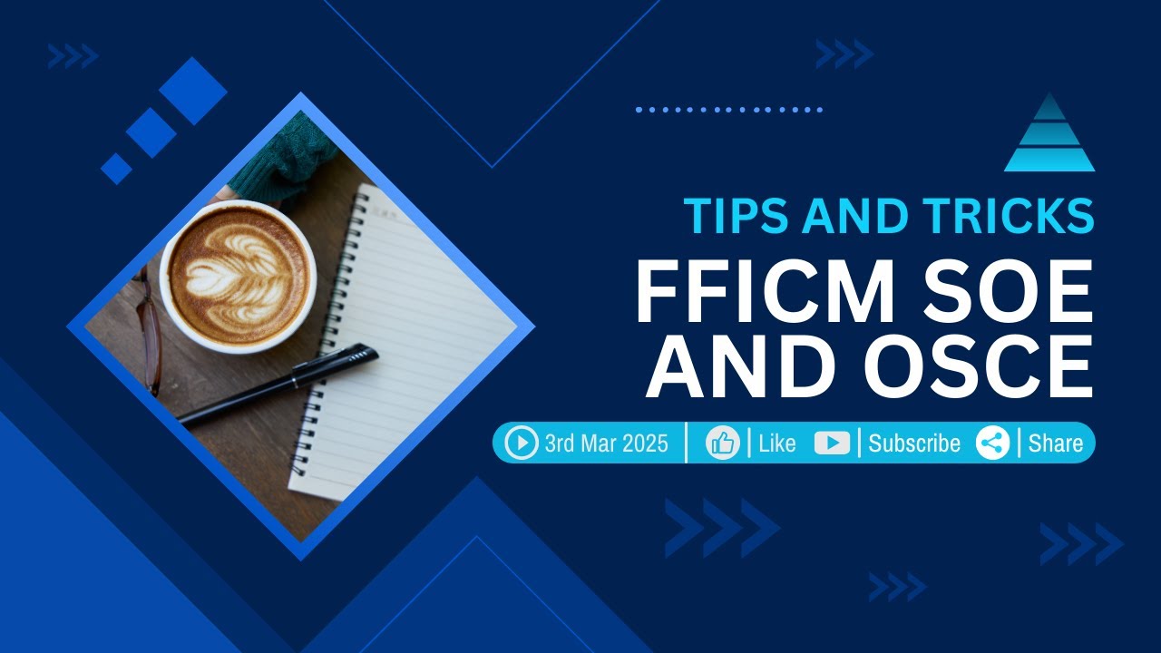 FFICM SOE & OSCE Exam Technique | Tips from an FRCA Lead Examiner - YouTube