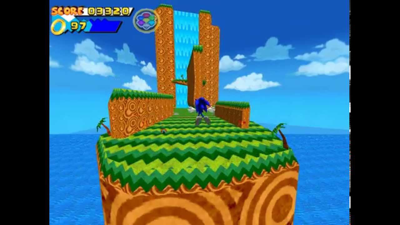 Sonic Test Demo Gameplay - YouTube