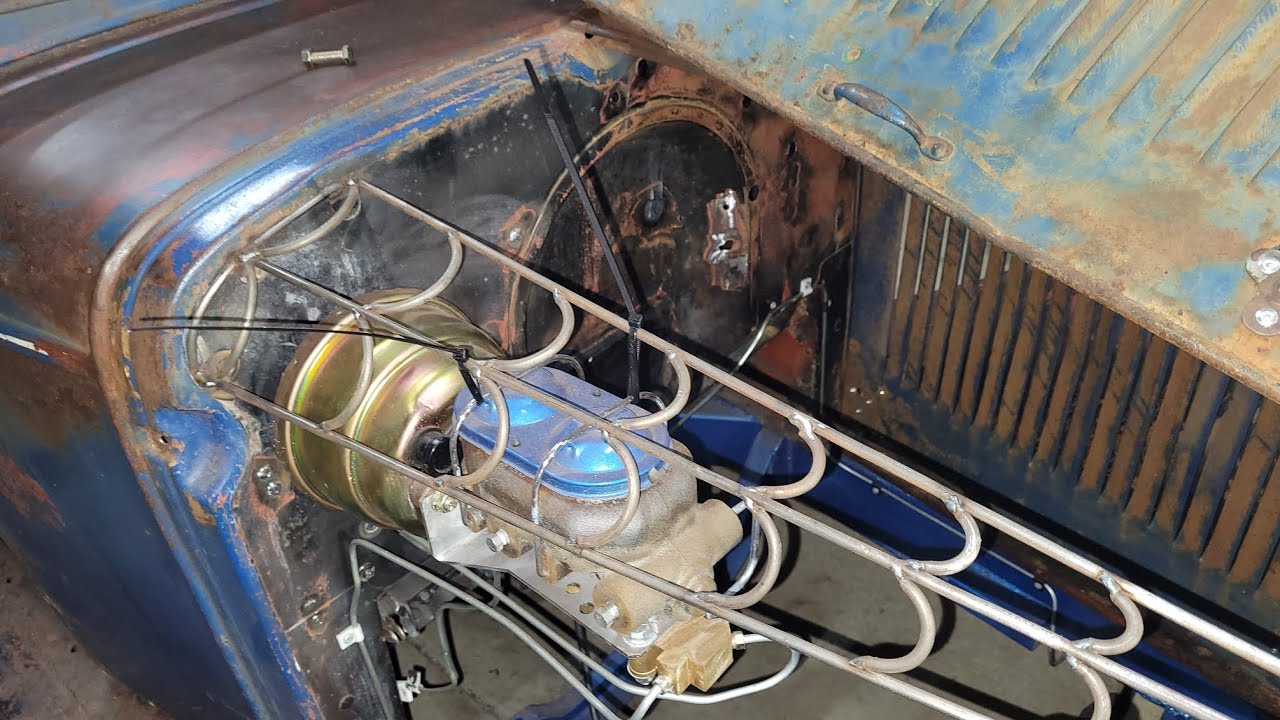Rat Rod Gets Custom Spider Scales 🕸 Radiator Mounts. - YouTube