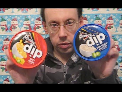 Doritos Dip - Spicy Nacho/Cool Ranch Jalapeño - Review - YouTube