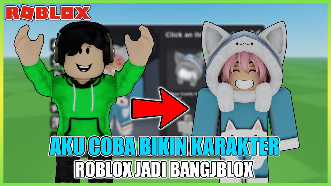 AKU COBA BIKIN KARAKTER ROBLOX JADI @BANGJBLOX - Roblox Indonesia - YouTube