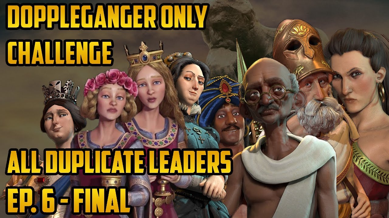 #6 Let's Play Civ 6 Gandhi - Only Duplicate Leaders - Religious Victory ...