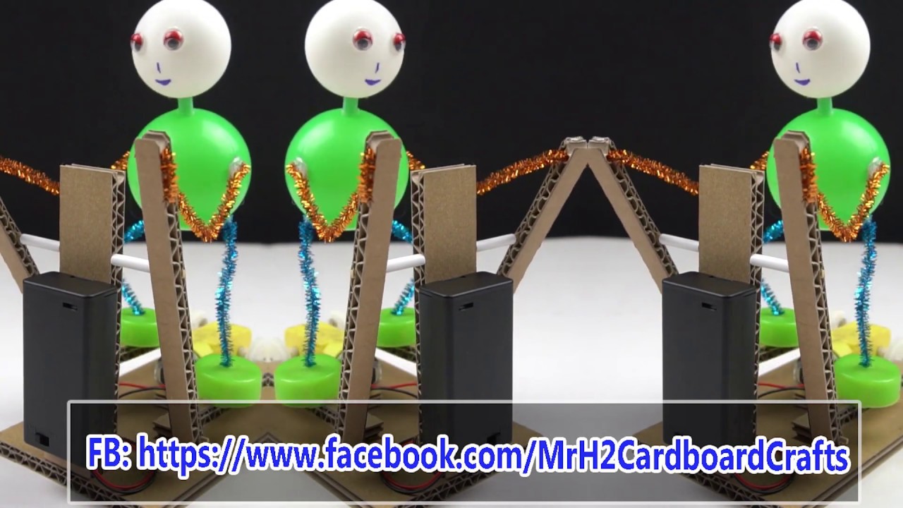 How to make Treadmill Toy Model Kits - School Project - Mr H2 - YouTube