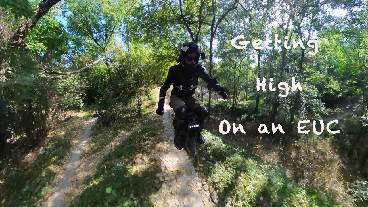 BMX jump track on an EUC!! - YouTube