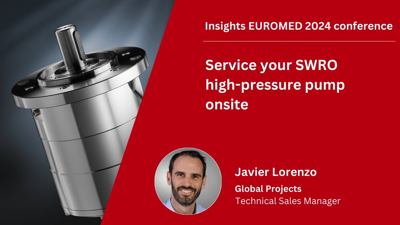 Service your SWRO high-pressure pump onsite - YouTube