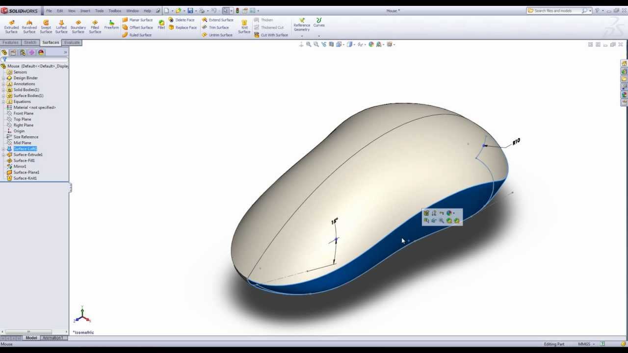 How to Add a Loft Section in SolidWorks - YouTube