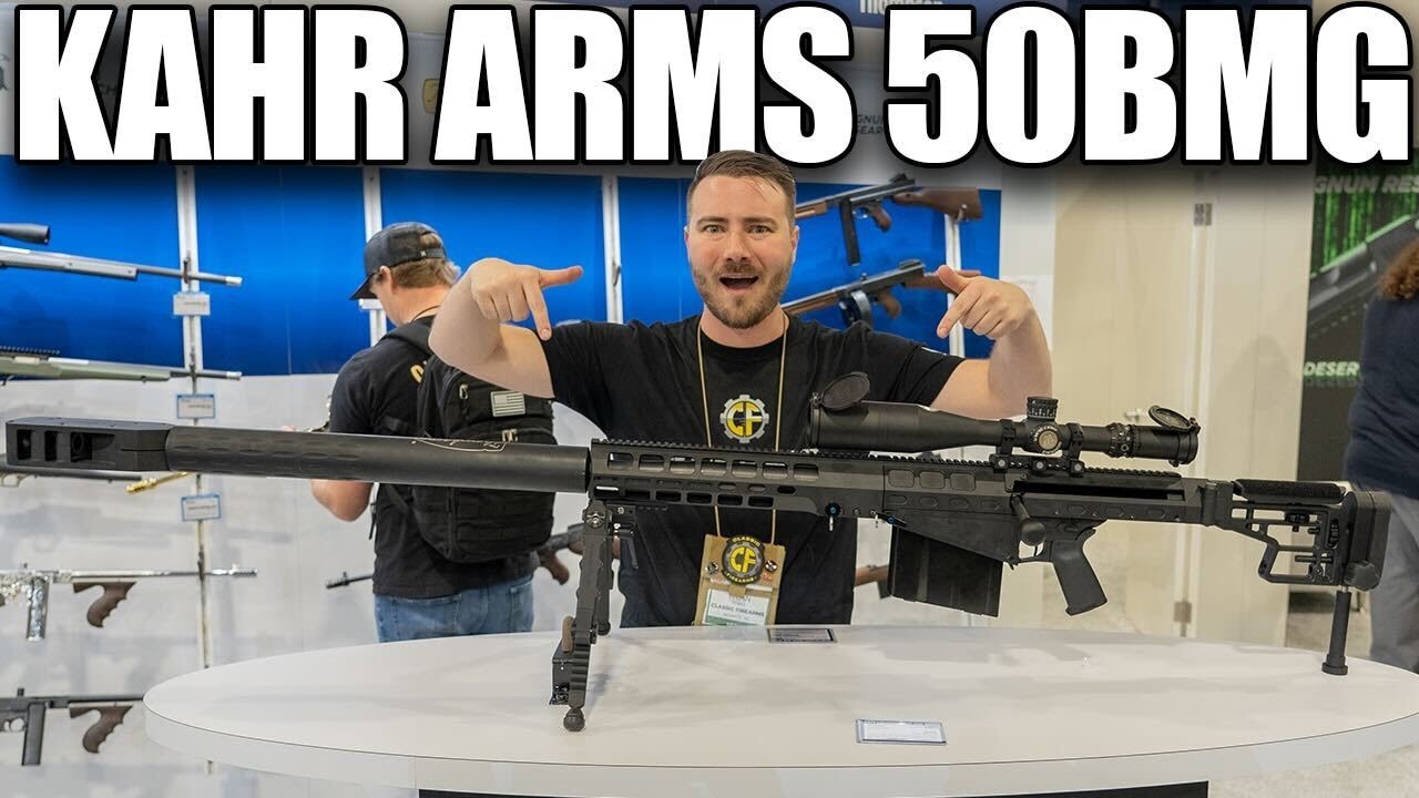 Kahr Made An Integrally Suppressed .50 BMG?! | SHOT Show 2026 - YouTube