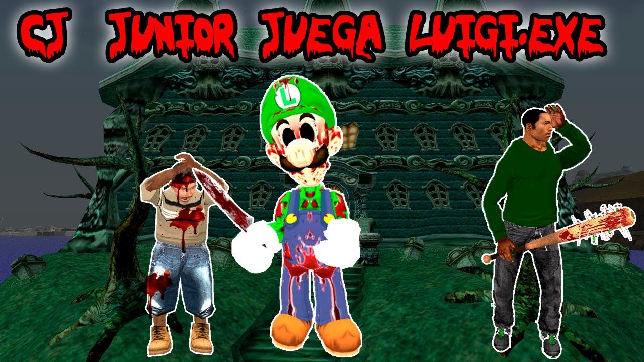 Cj junior juega Luigi Exe - Loquendo - Gta san andreas - YouTube