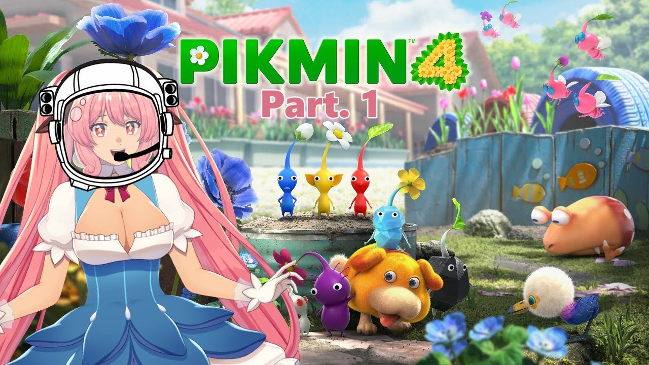 Pikmin 4 - Part.1 - (Cow Vtuber) - YouTube