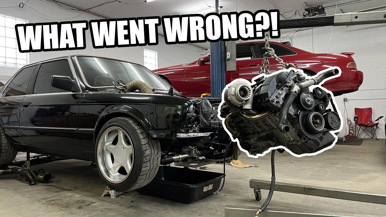 Tearing Down My BLOWN UP 515WHP Turbo M52 - YouTube