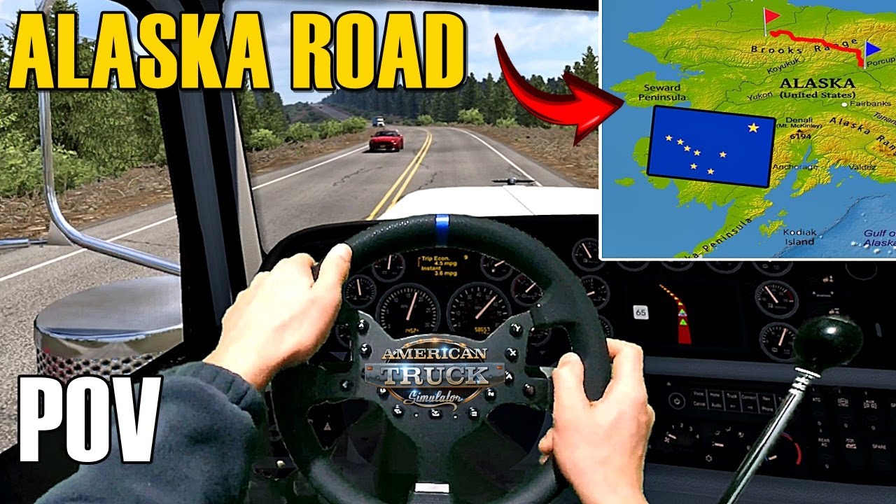 ATS Road Trip ALASKA | American Truck Simulator, PXN V99 - YouTube