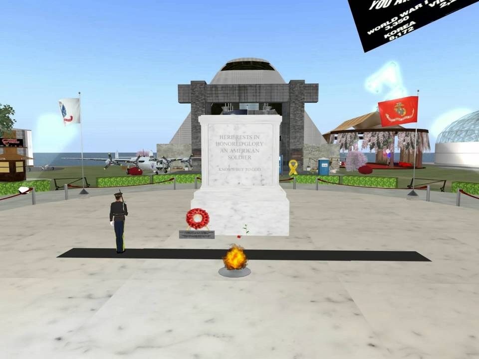 Second Life U.S. Military Veterans Center - YouTube