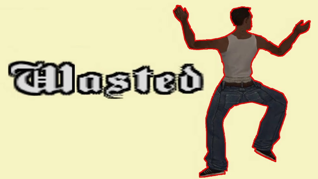 CJ being Wasted #1 - GTA San Andreas - YouTube