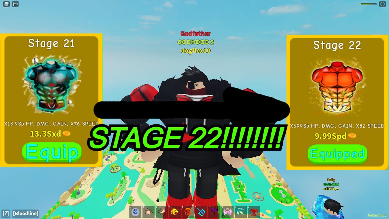 GETTING STAGE 22 AFTER 3 WEEKS!!! (In Lifting Simulator!) - YouTube