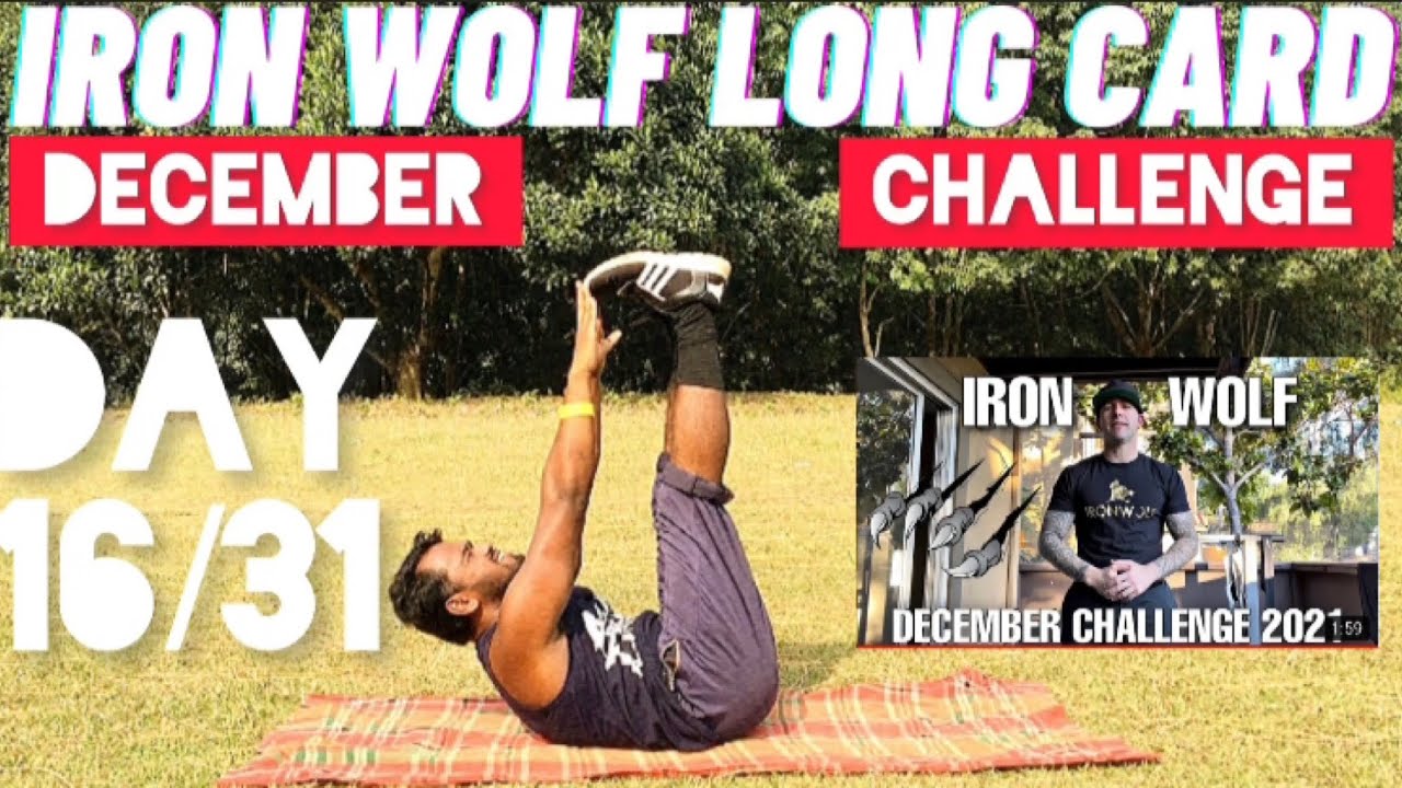 DAY 16 OF 🐺IRON WOLF WORKOUT DECEMBER 2021 CHALLENGE-Iron wolf workout ...