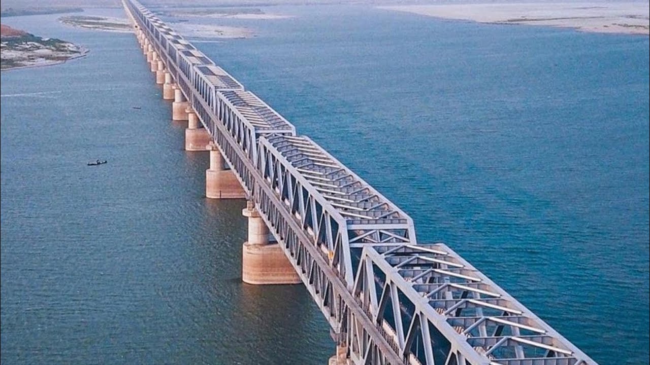 Mokama rail bridge part 2 - YouTube