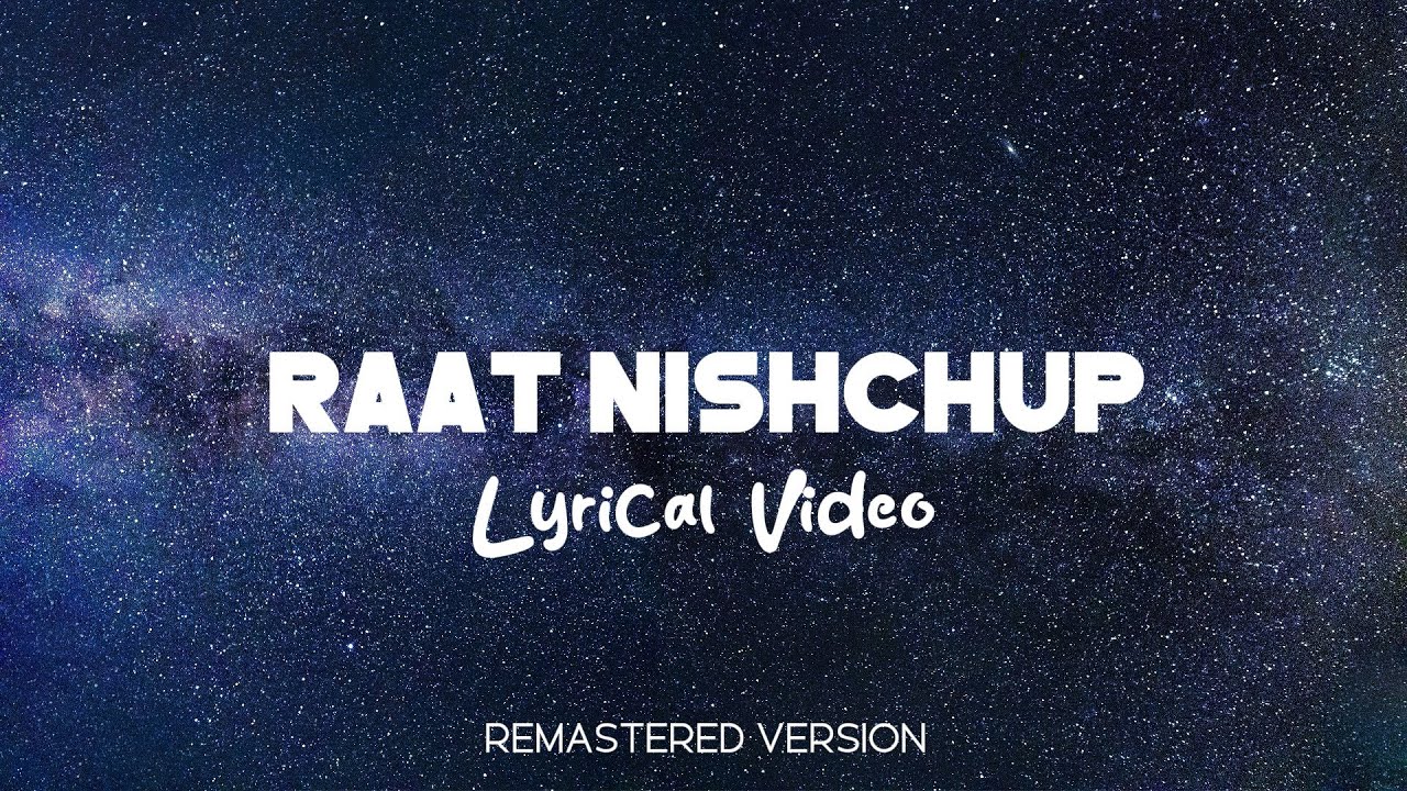 S.T.A Turjo - Raat Nishcup | Official Lyrical Video - YouTube