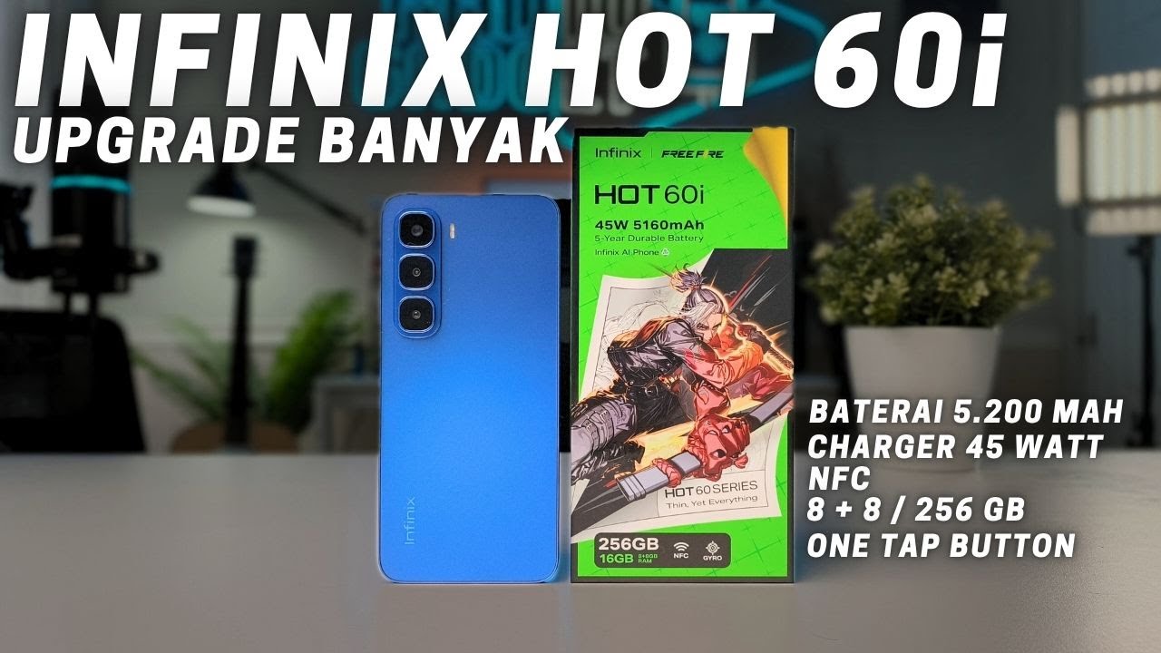 INFINIX HOT 60i UNBOXING DAN TES KAMERA TERNYATA BEGINI - YouTube