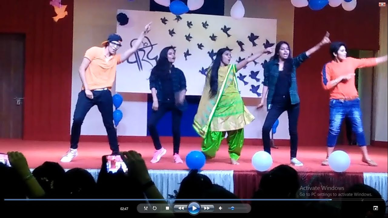 College fest dance performance - YouTube