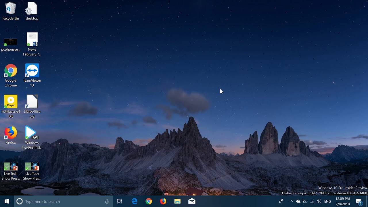 Quick look review of Windows 10 Redstone 4 insider build 17093 February ...