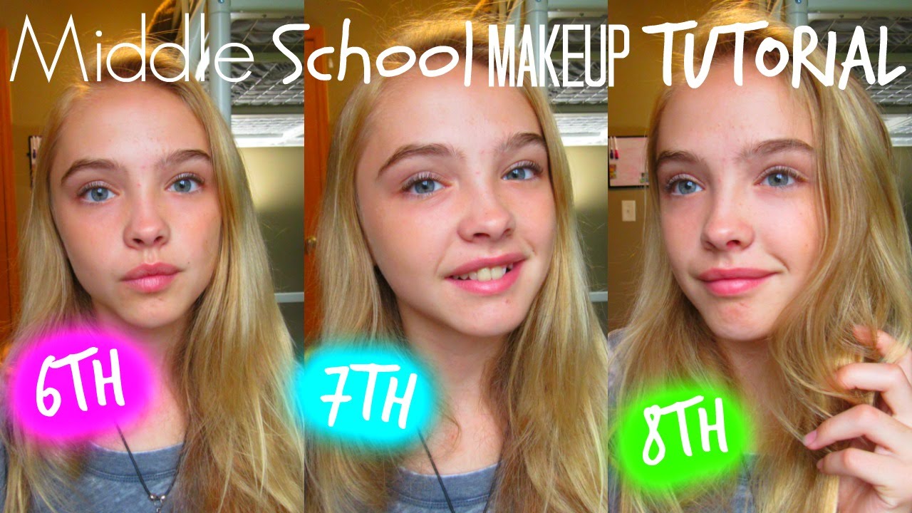 Middle School Makeup tutorial|| 6th, 7th, and 8th - YouTube