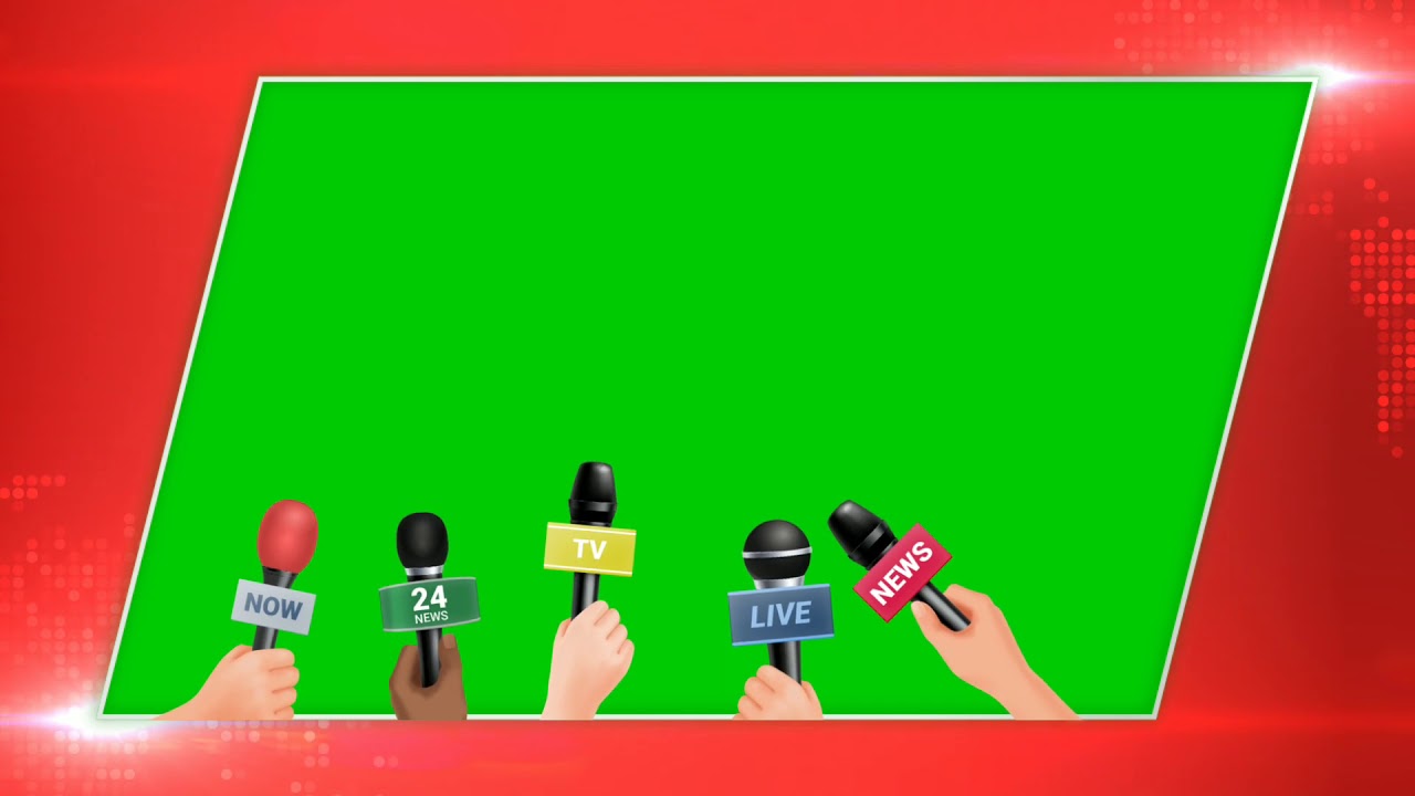 Best press conference editing green screen #croma key - YouTube