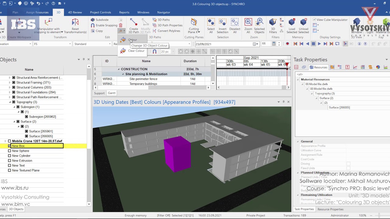 [Synchro PRO Basic] Colouring 3D objects - YouTube